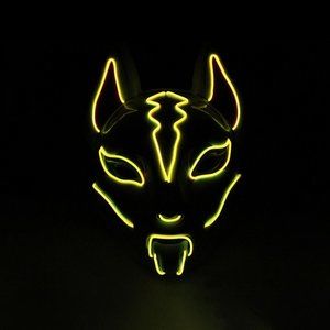 Cosplay | Accessories | Clubbing Rave Party Light Up Scary Led Mask ...